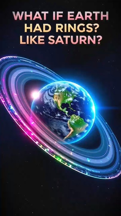 What if Earth had rings like Saturn🤔🤔 #earth #saturn #shorts - YouTube