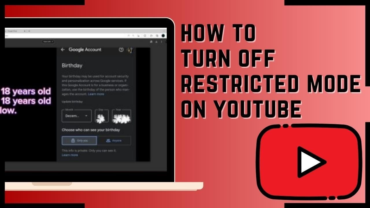 How To Turn Off Restricted Mode On Youtube - YouTube