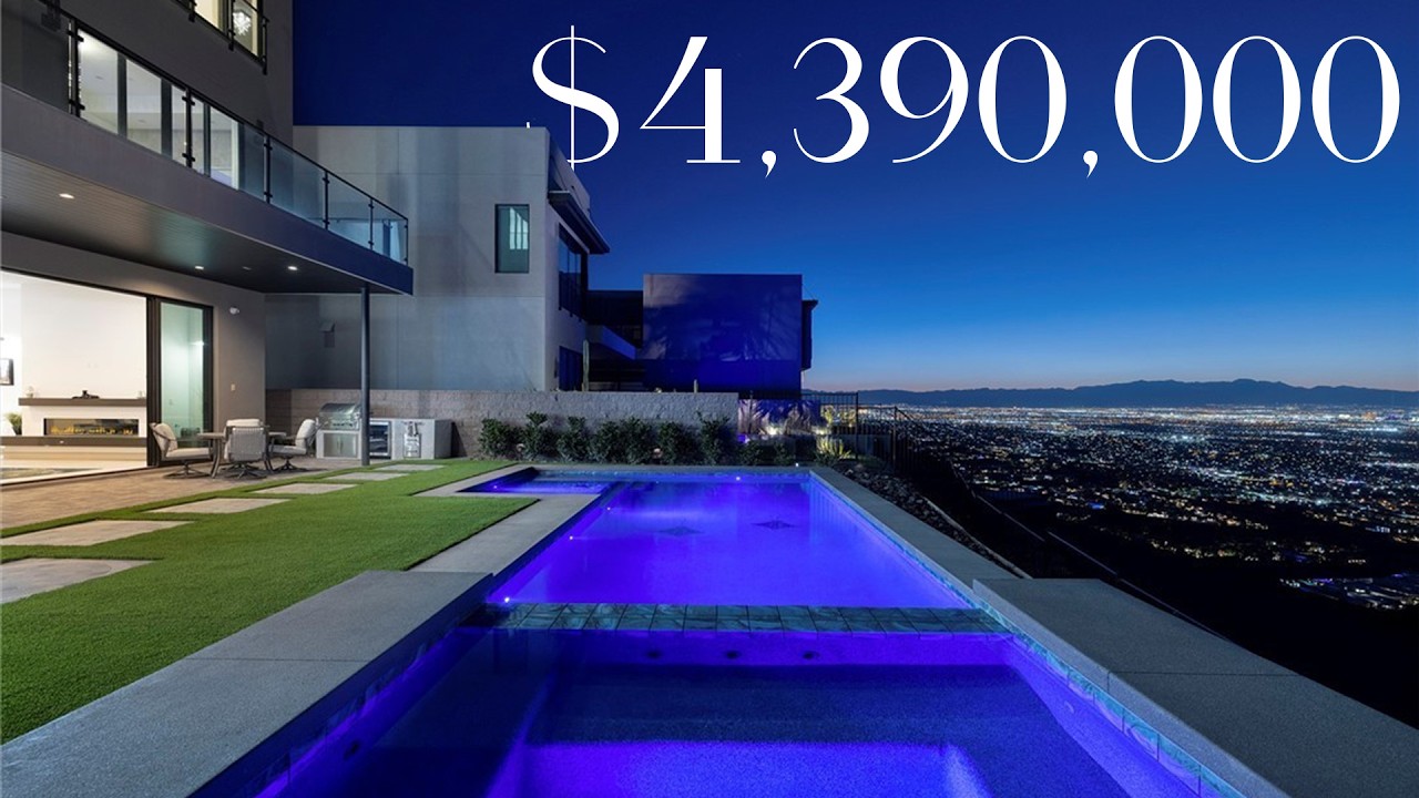 Inside A Christopher Homes SkyVu Estate With Views Of The Vegas Valley ...