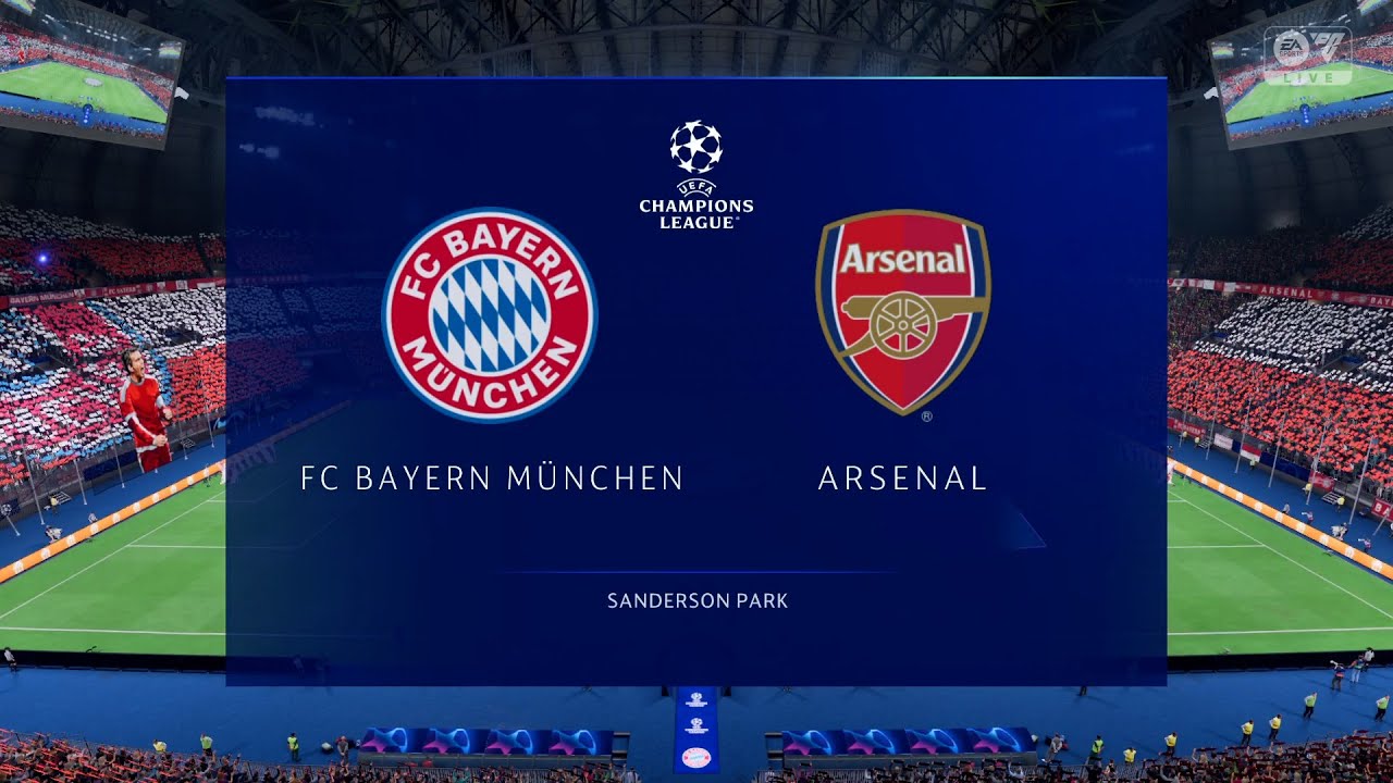 BAYERN MUNCHEN vs ARSENAL | second match 1/4 final of the champions ...