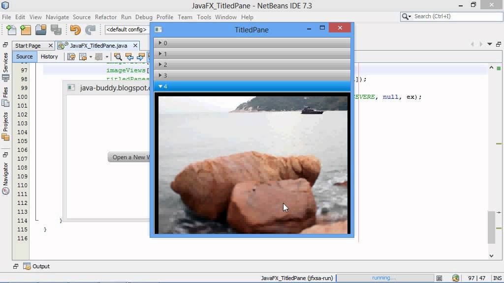 JavaFX TitledPane - YouTube