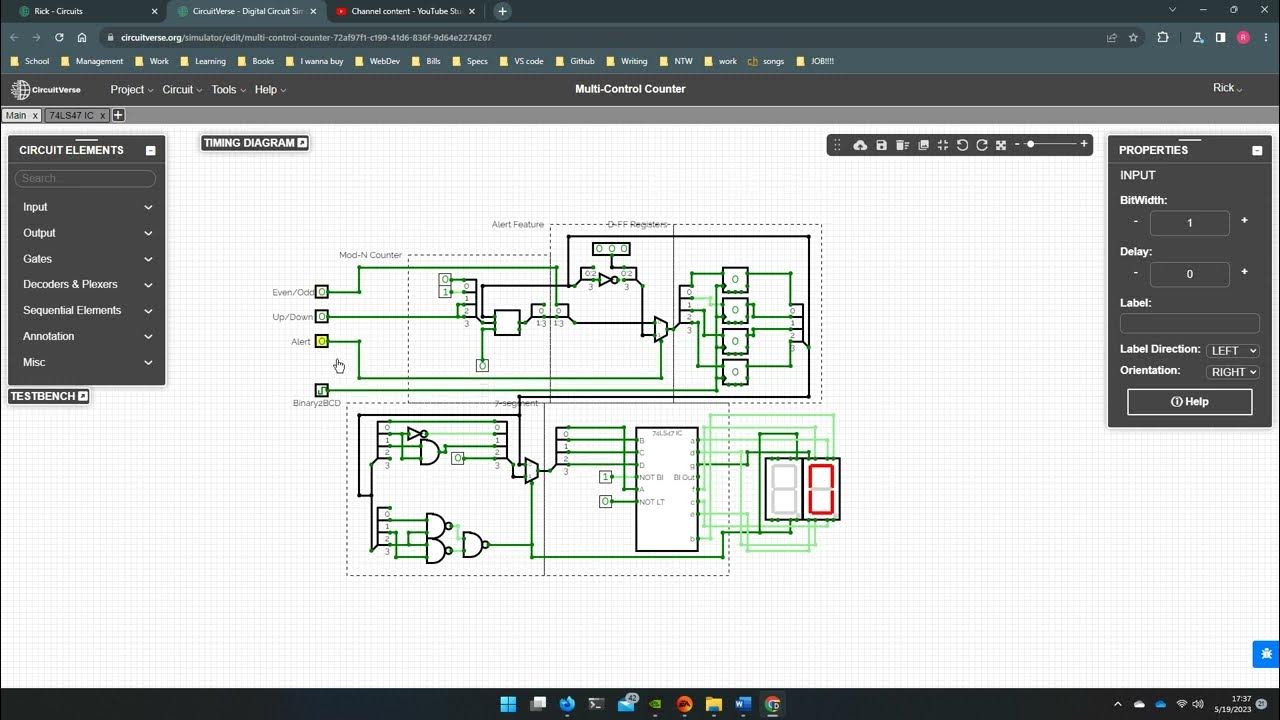 ECE 2300 Digital Logic Design Multi-Control Counter (circuitverse ...