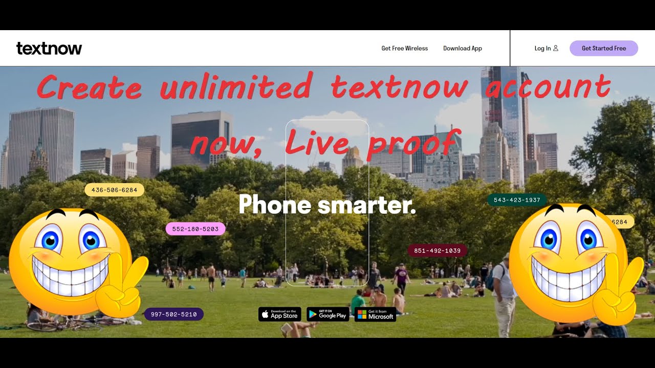 How To Create Textnow Unlimited account. Textnow sign up and link send ...