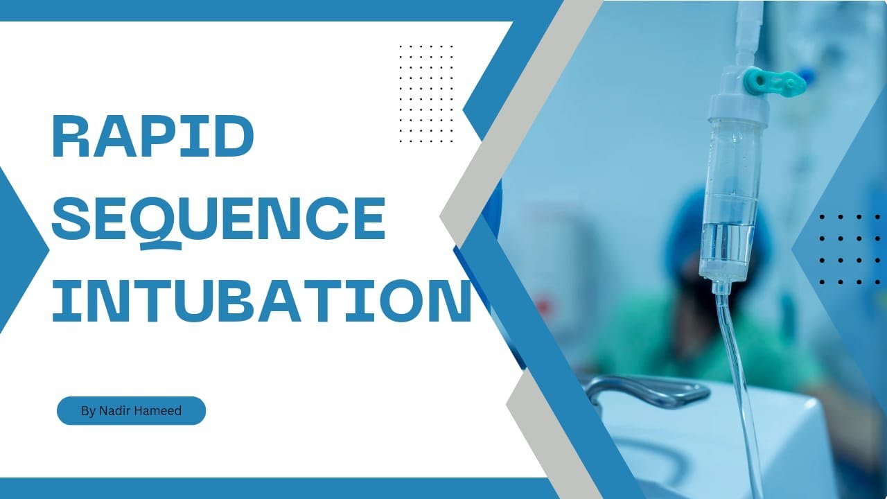 Full procedure of RSI (Rapid Sequence Induction) #teaching #learning #subscribe #youtube # ...
