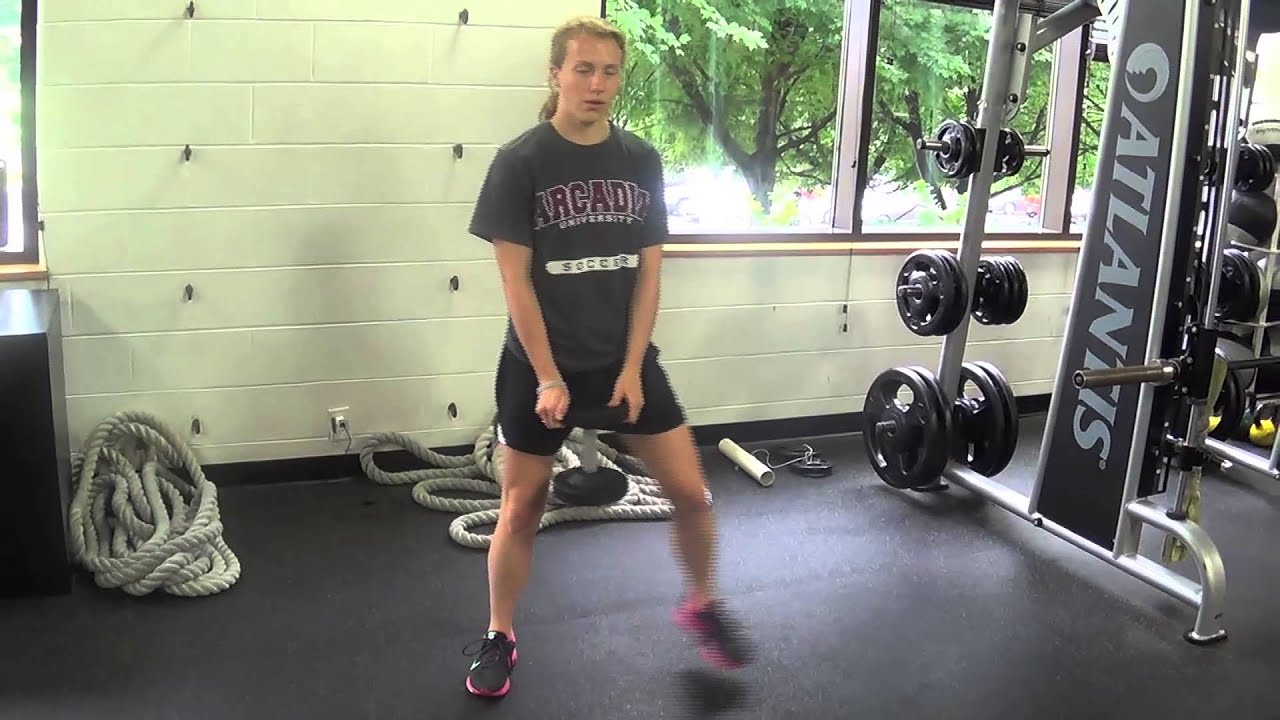 DB Alt Lateral Lunge - YouTube