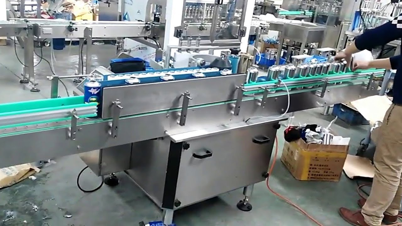 Aerosol cans labeling machine linear wet glue paste labeller equipment ...