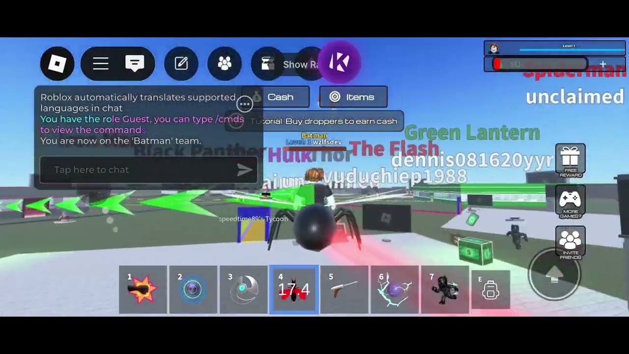 SuperHero Tycoon Script Get All Power Script FE/FREE - YouTube