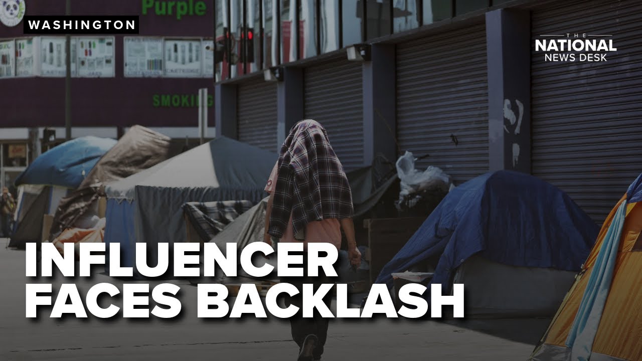 Influencer faces backlash after posting videos targeting unhoused - YouTube