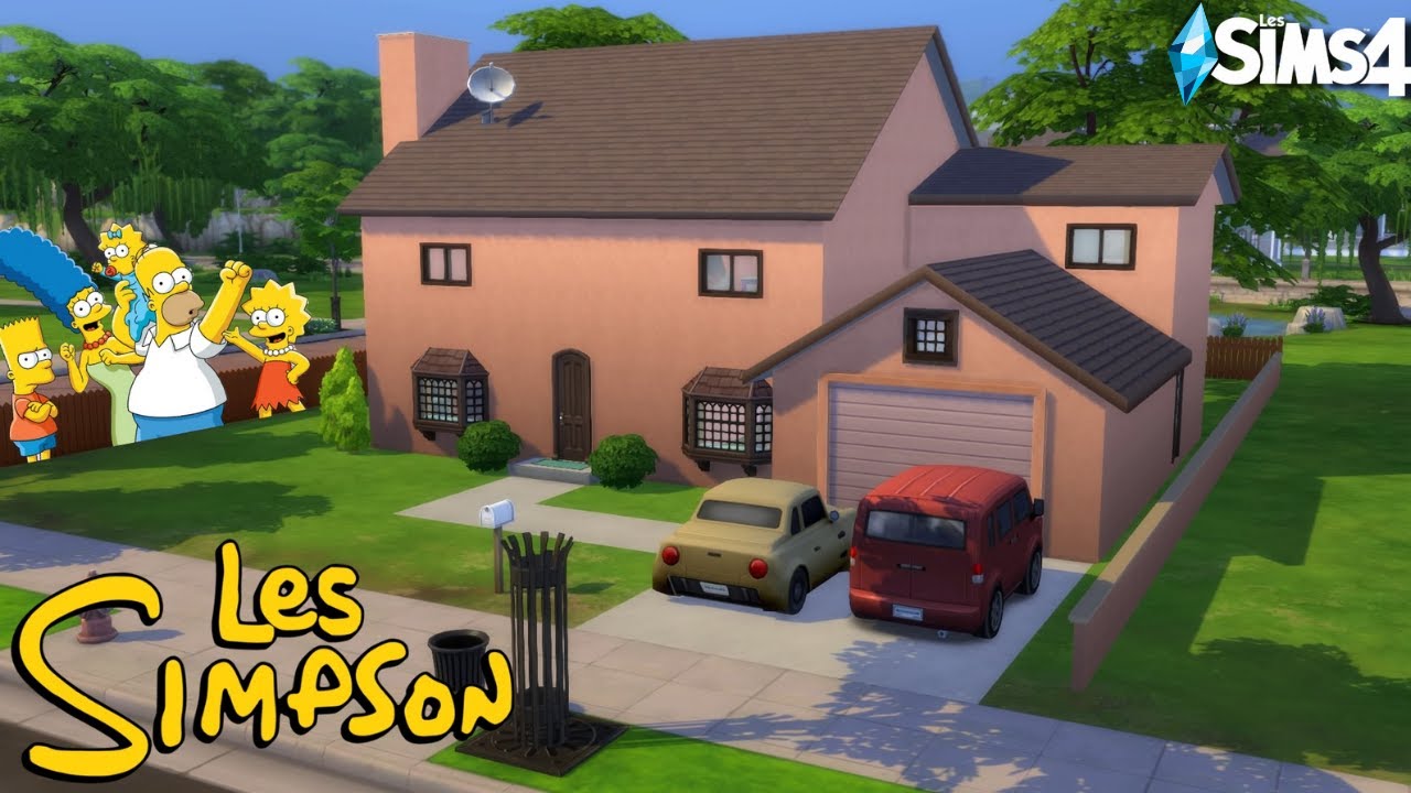 The Simpson's House 🍺 ︎ NO CC ︎ Sims 4 Speedbuild - YouTube
