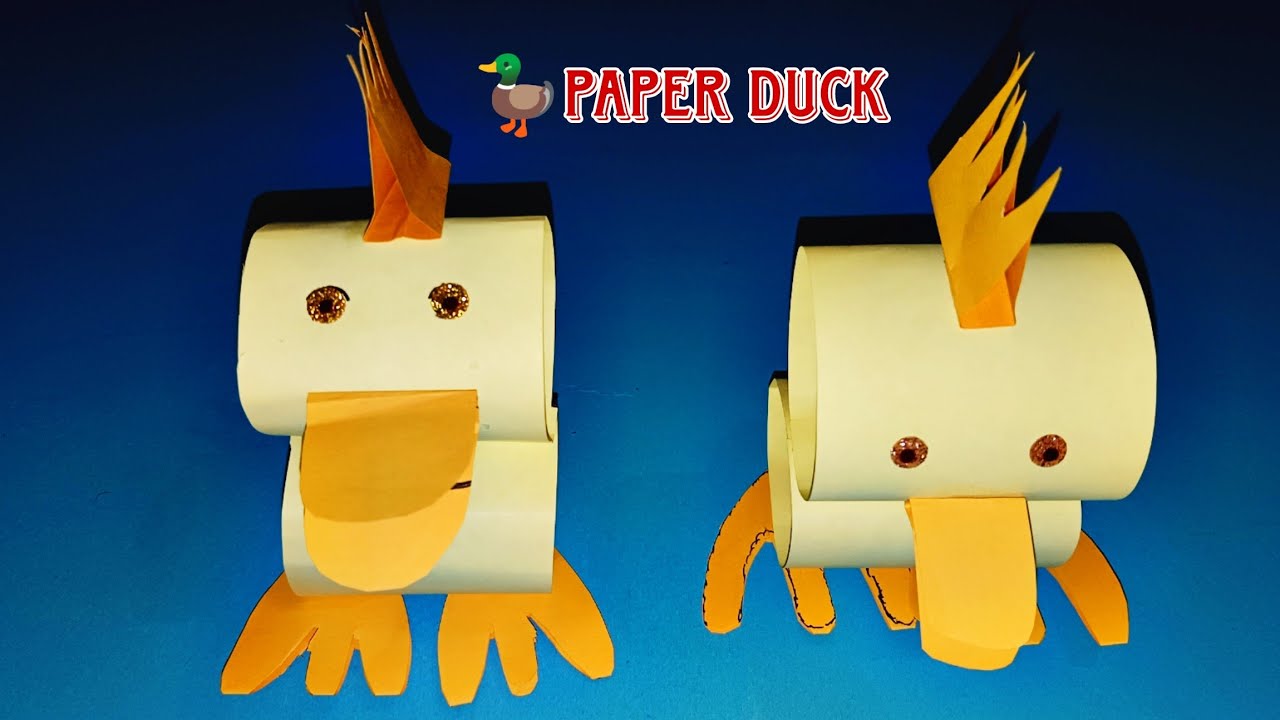 Paper Duck | Paper Craft | Origami Paper Craft - YouTube