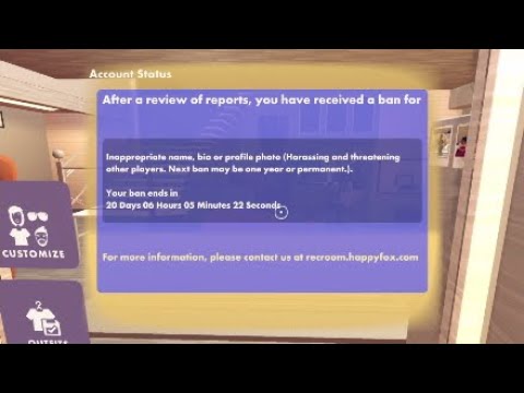 Banned on Rec Room Pt.2 My sorry's and how to not get banned. - YouTube