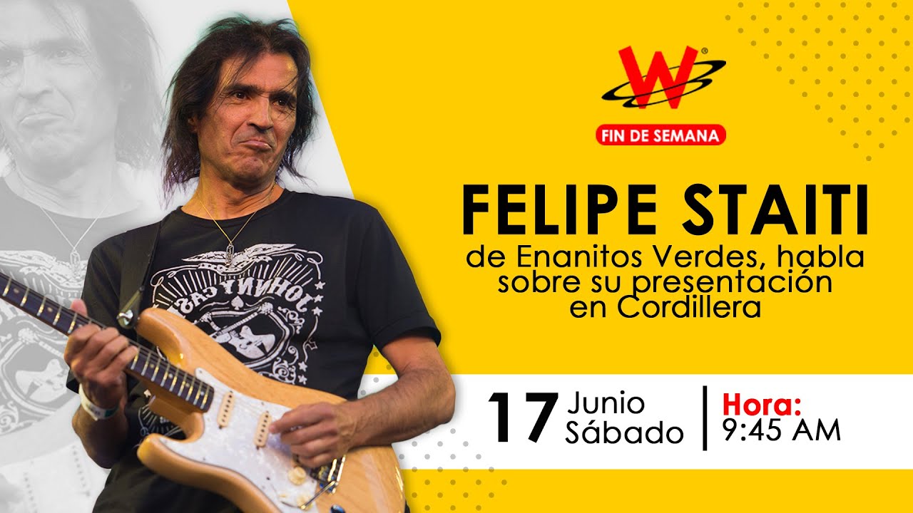 En vivo: Felipe Staiti, de Enanitos Verdes, habla sobre su presentación ...