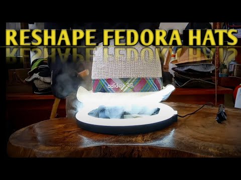 RESHAPE FEDORA HATS | Topi fedora - YouTube