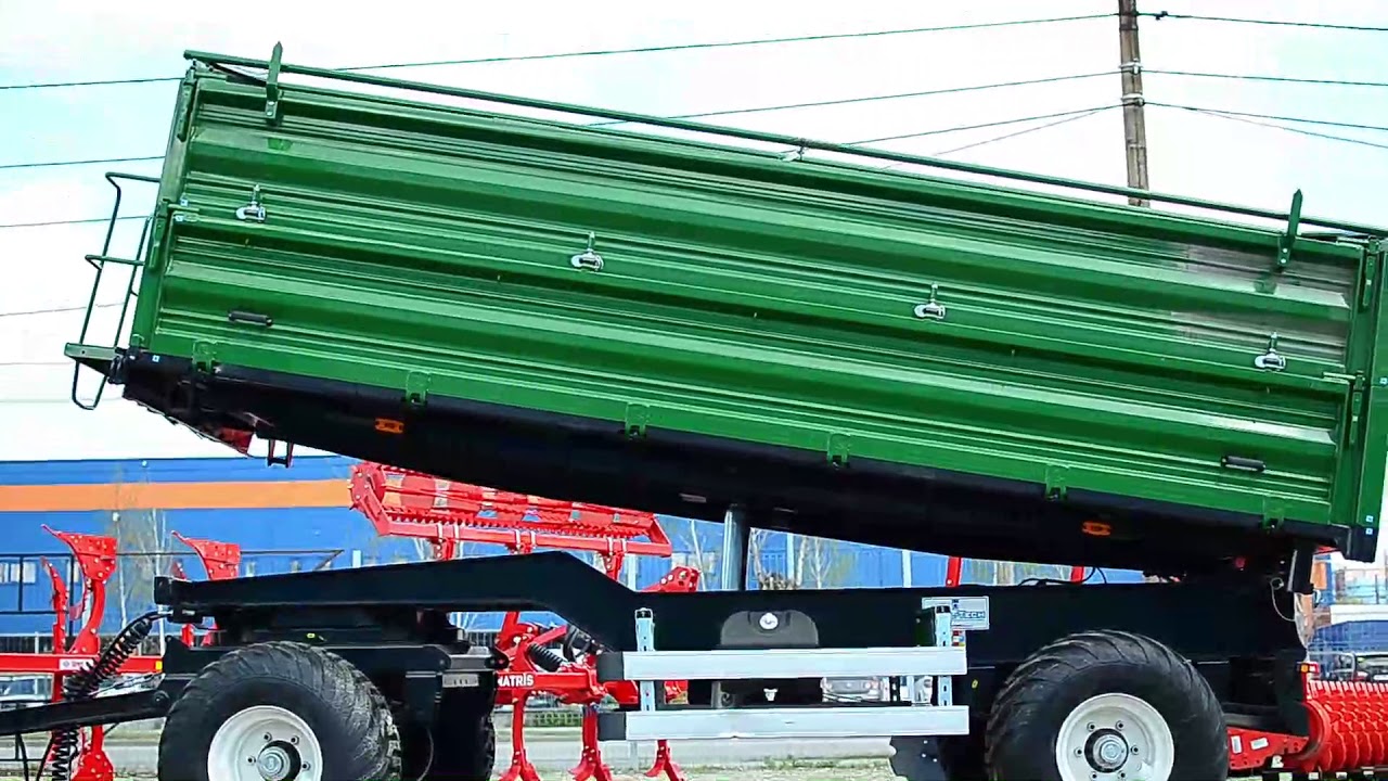 Remorca agricola Cotyso - REPOAgri - YouTube