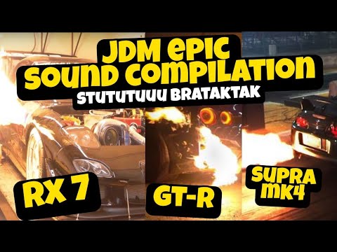JDM sound Compilation car - Supra, RX7, GTR, SKYLINE, LEXUS LFA, EVO ...