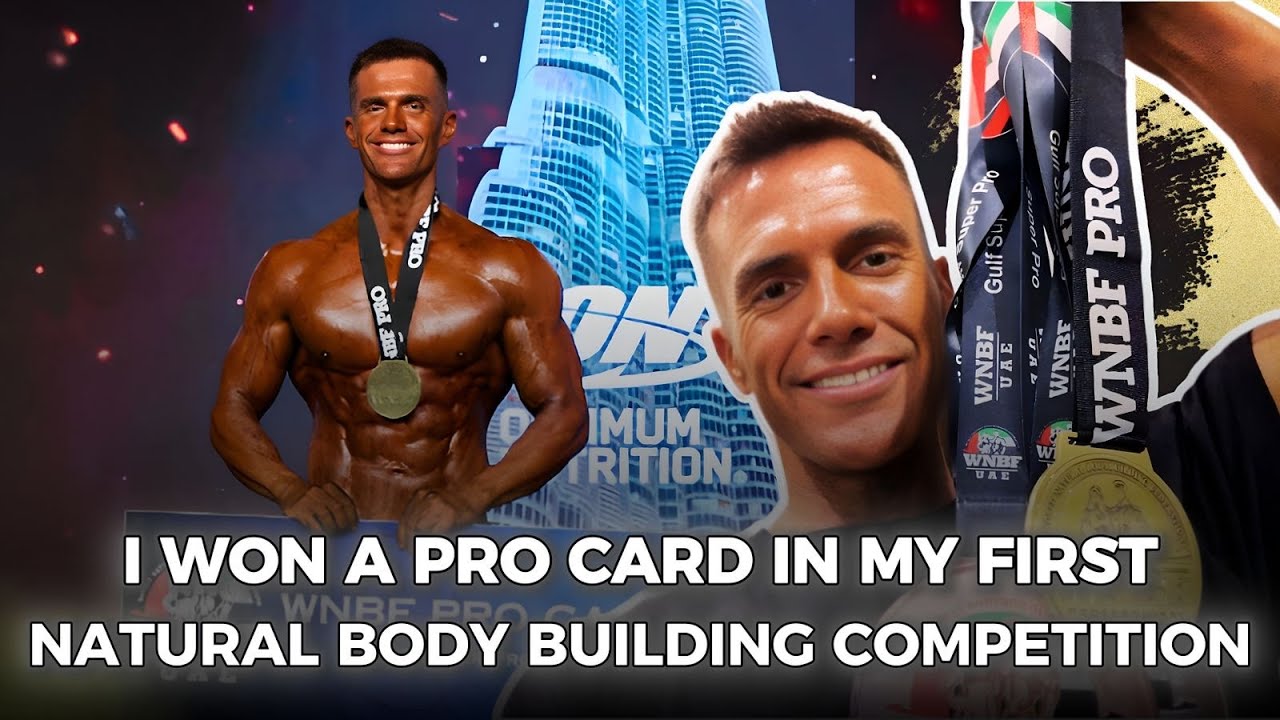 Winning PRO card in my first NATURAL Bodybuilding show! - YouTube