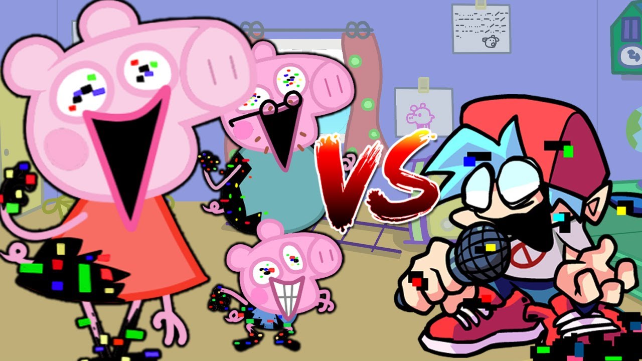 FNF x Peppa Pig Pibby FULL WEEK (FNF Mod/Pibby/Come and learn with ...