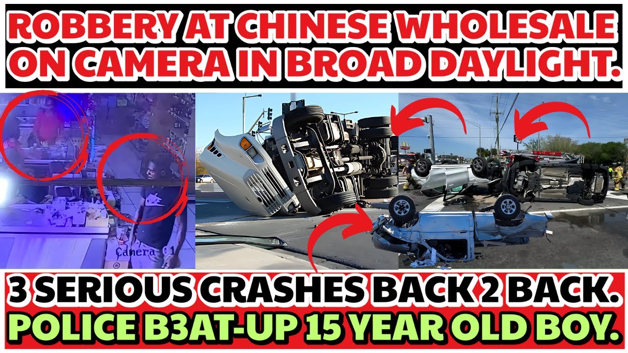 BROAD DAYLIGHT ROBBERY At CHINESE SUPERMARKET Caught ON CAMERA + 3 ...
