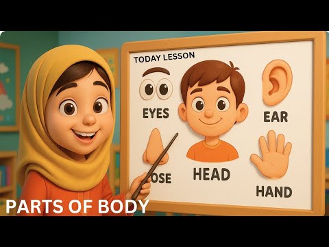 Learn Body Parts for Kids | Rhymes in English | Educational Video ...