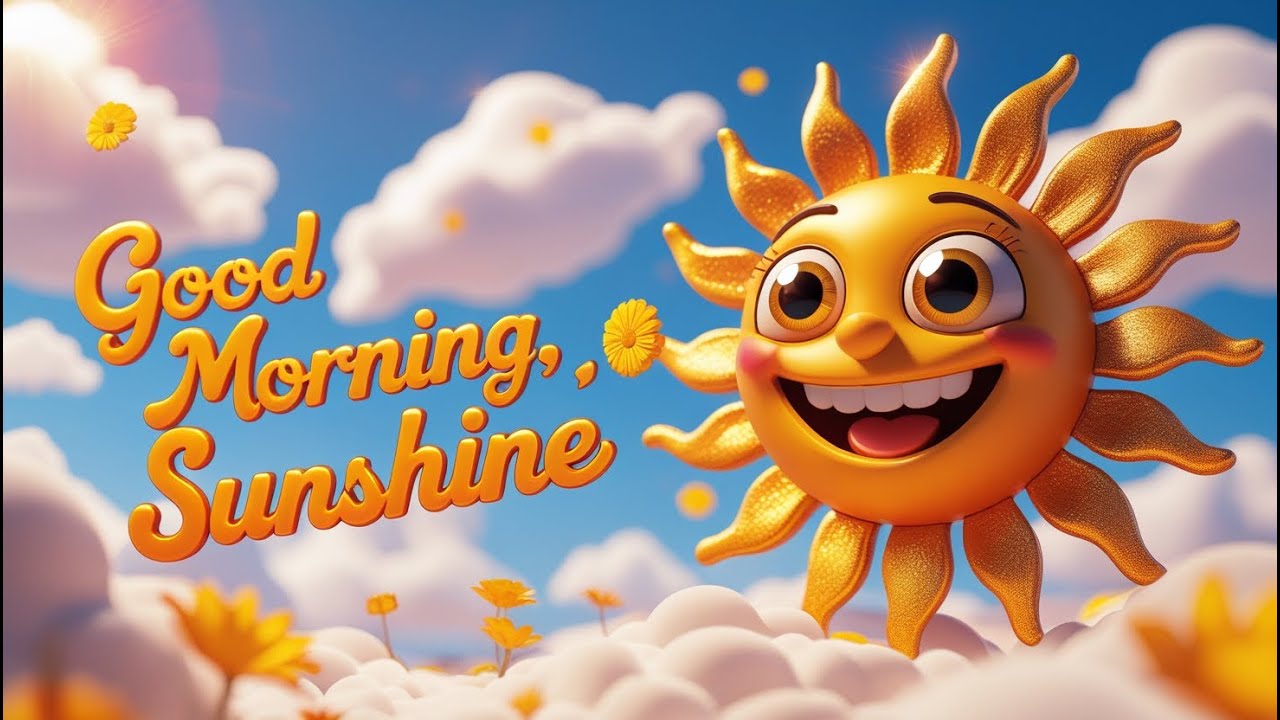 Good Morning Sunshine☀️| Happy Wake-Up Song for a Bright Start! 🌞🎶 ...