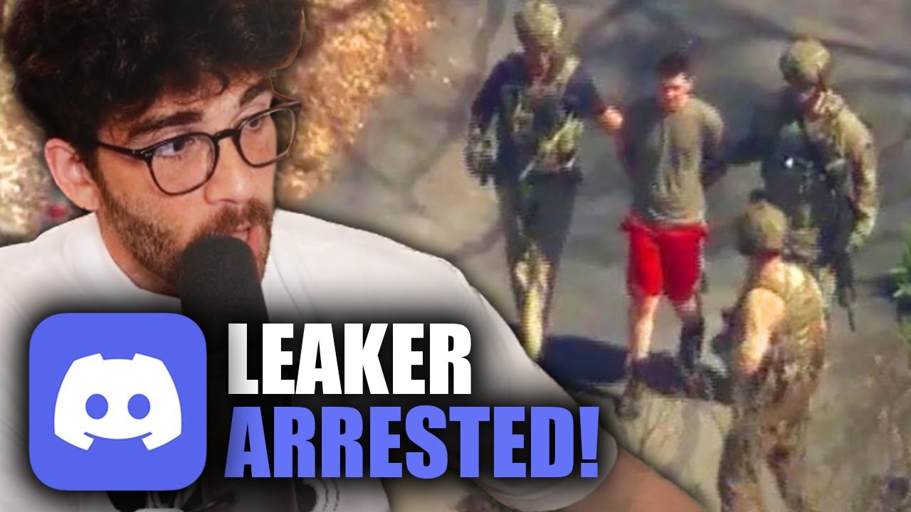 DISCORD Government Document LEAKER was ARRESTED! | Hasanabi Reacts to ...