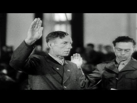 HD Historic Archival Stock Footage WWII News German SS Leader Tried For ...