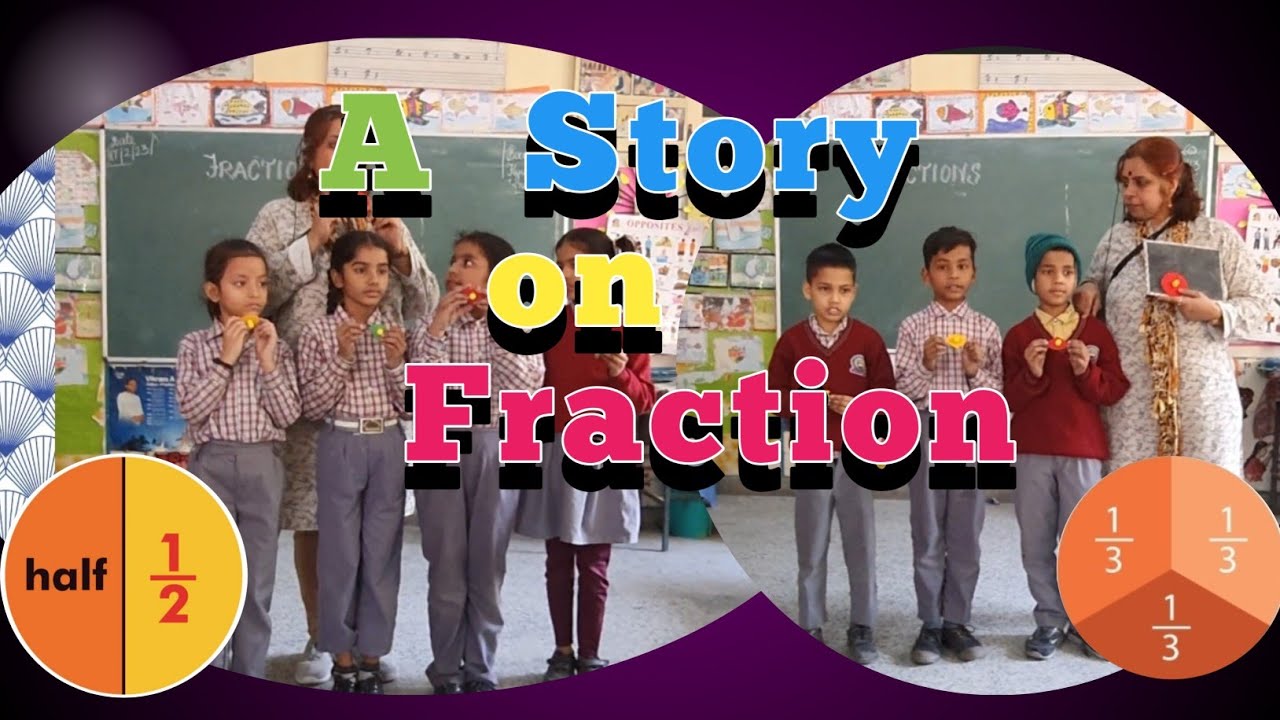 Story of Fraction||Class 3 Fraction||Fraction story# ...