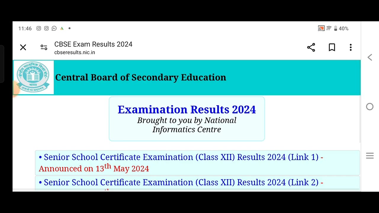 cbse result announced 2024 class 10&12 / cbse board exam result kaise ...