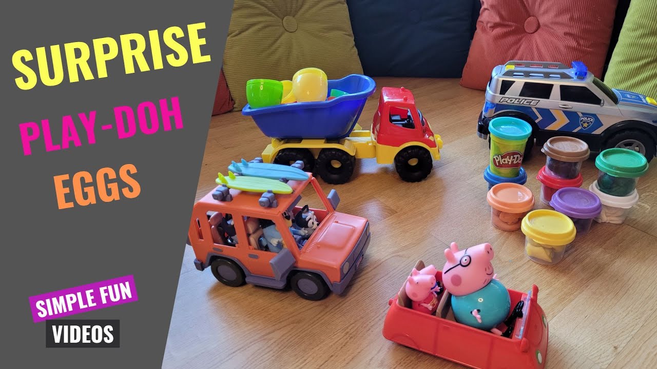 Surprise play doh eggs // Opening surprise eggs // Truck // toys - YouTube