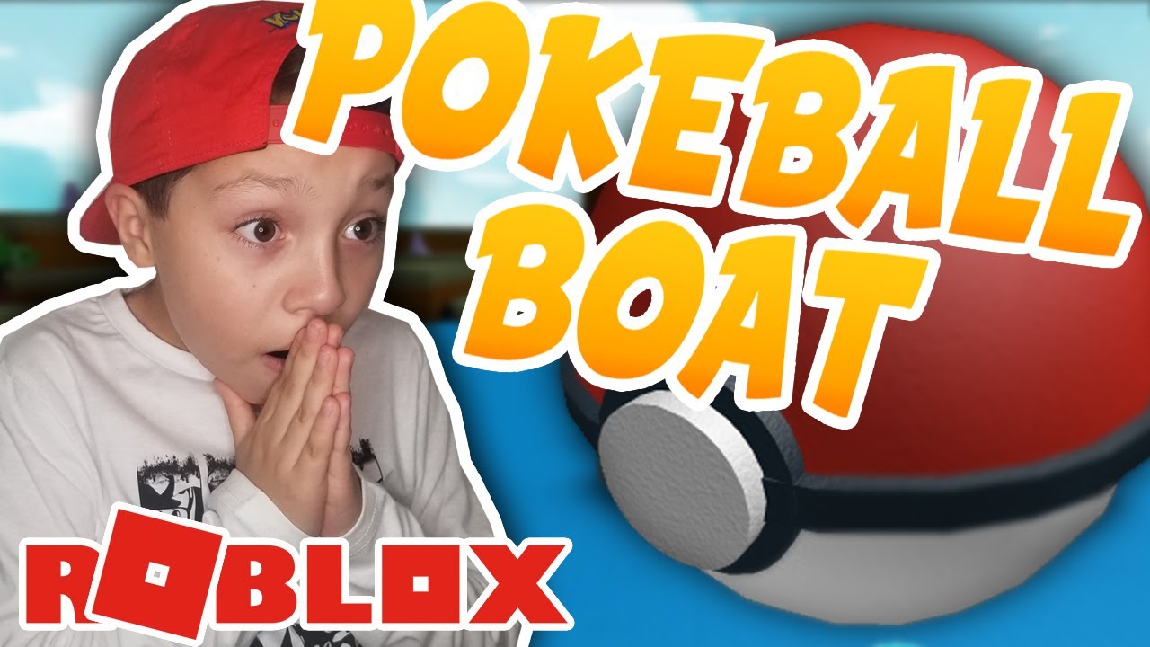 Making a BIG POKEMON BALL BOAT in Build A Boat For Treasure! - YouTube