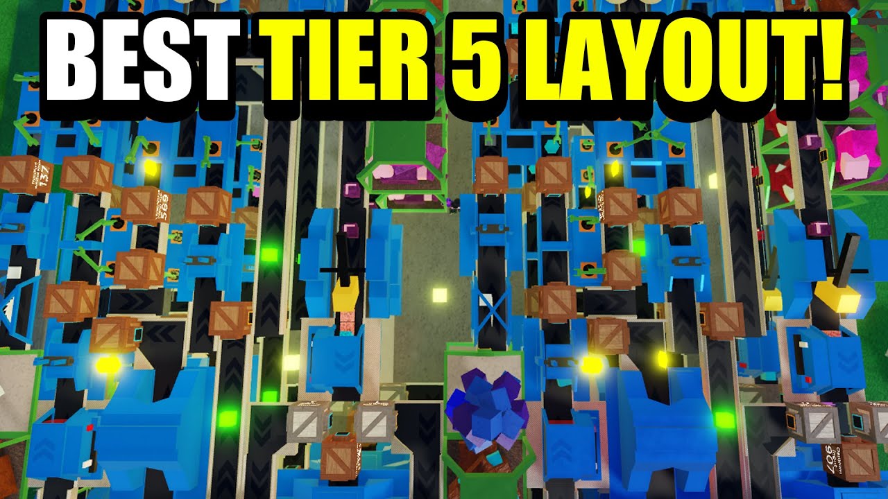 The BEST TIER 5 LAYOUT + GAME IS DIEING RANT | Factory Simulator Roblox ...