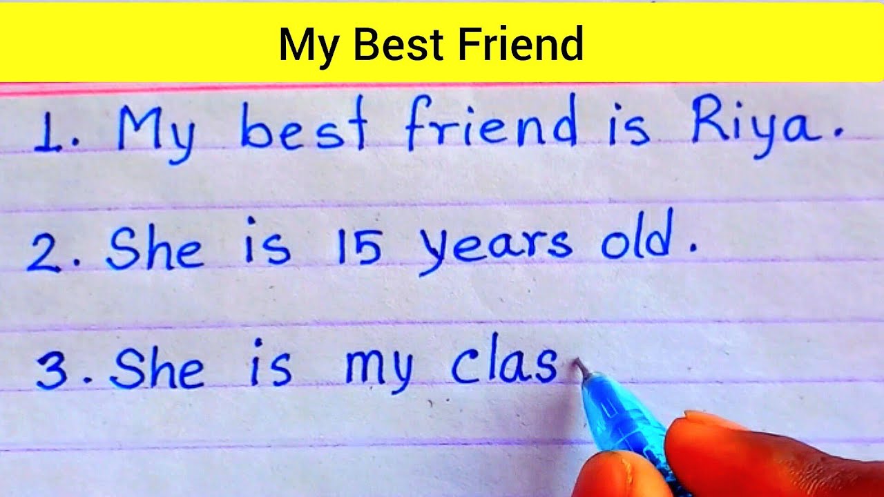 10 lines Essay on My Best Friend | My Best Friend essay in English ...
