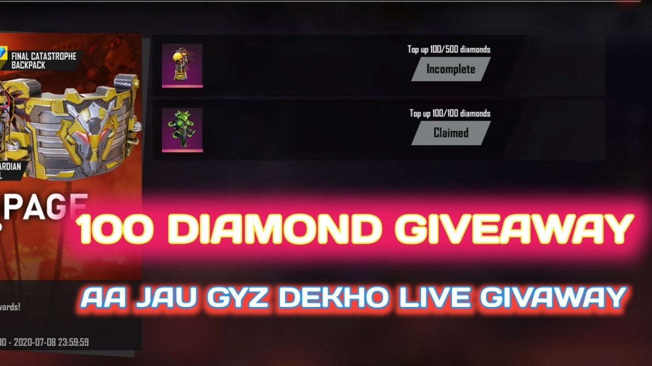 TITO GAMER 100 Diamond Givaway ️ - YouTube