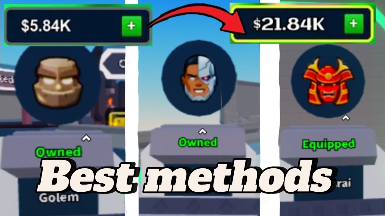 Best 5 METHODS to get MONEY Fast in|Roblox Project smash - YouTube