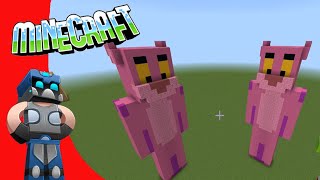 Pantera Rosa Pixel art Minecraft Tutorial/ Como hacer E... | Doovi