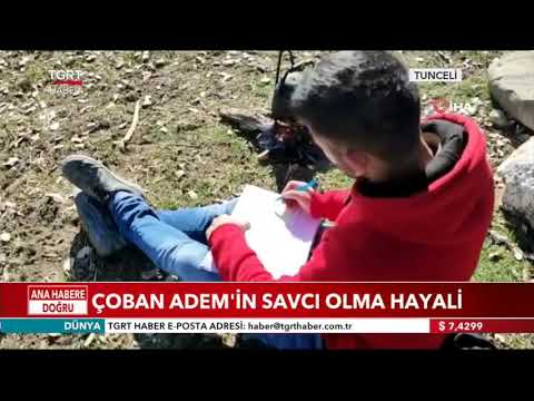 Görüntüler #Tunceli den #Çemişgezekli Çoban Adem'in Örnek Başarısı #Hukuk okuyor.Savcı olmak istiyor