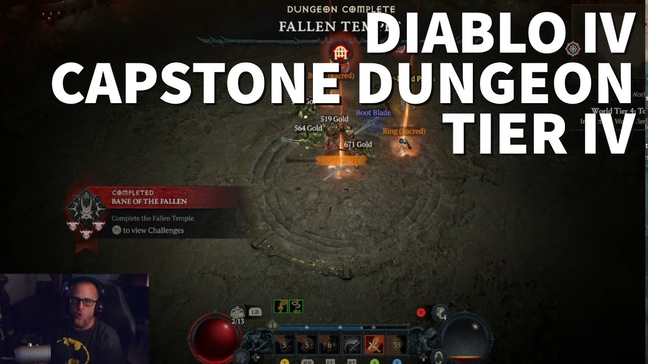 Capstone Dungeon Tier IV | Diablo IV - YouTube