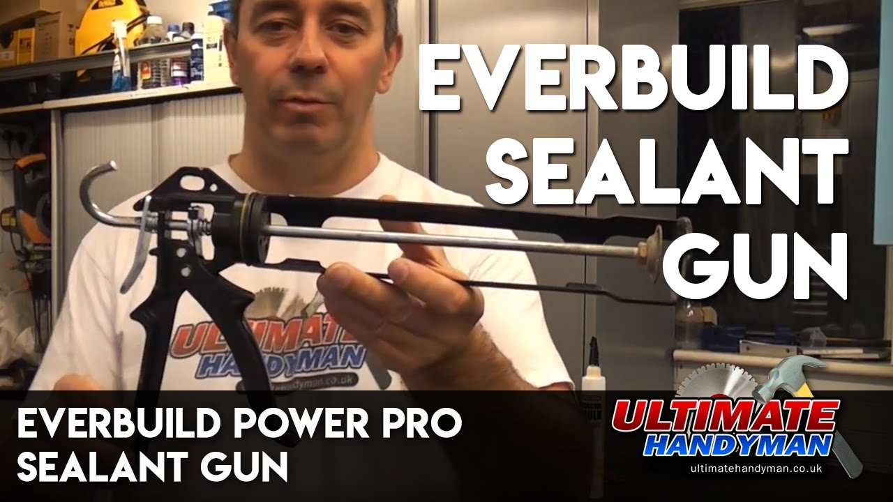 Everbuild power pro sealant gun - YouTube