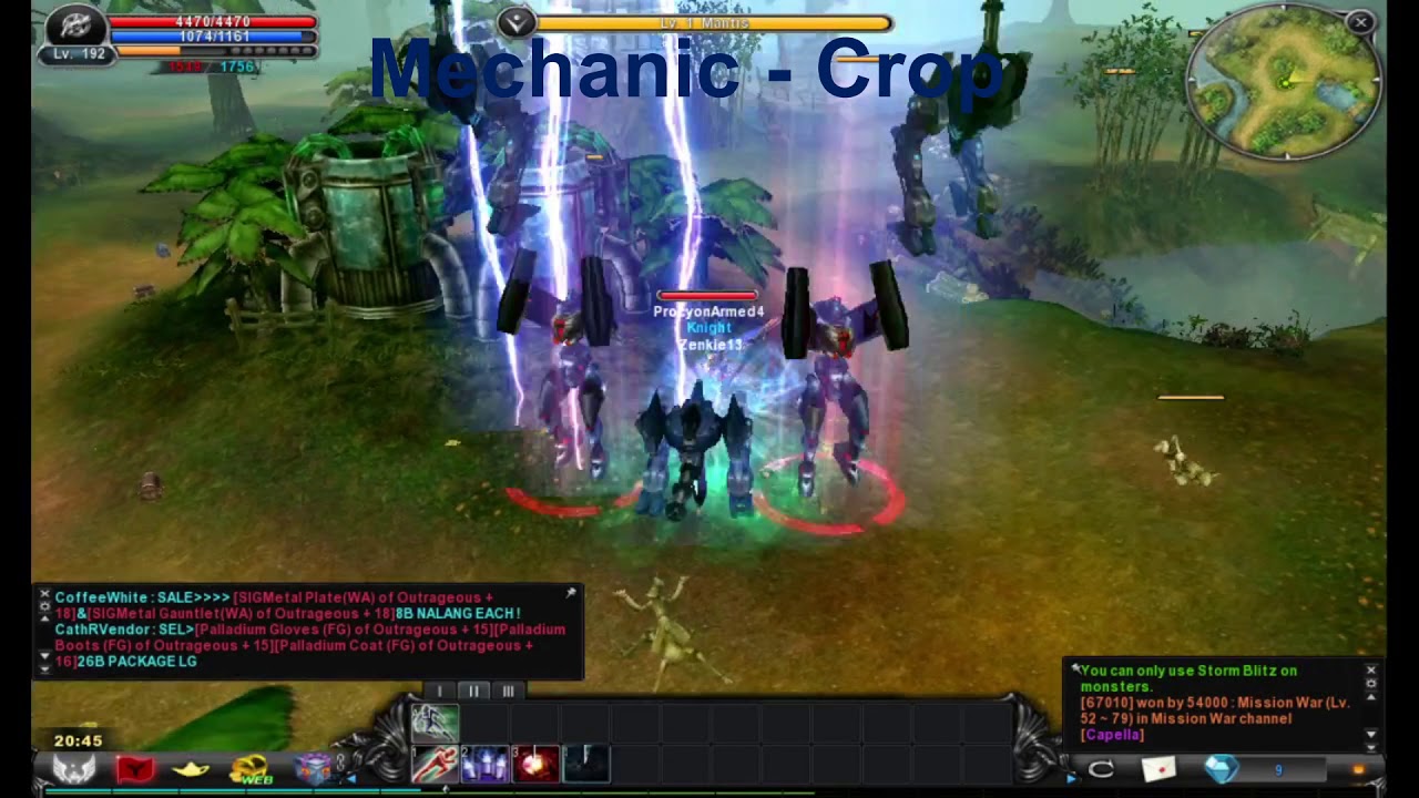 CABAL ONLINE PH Transcendence Skills in Slow Motion Force Gunner (FG ...