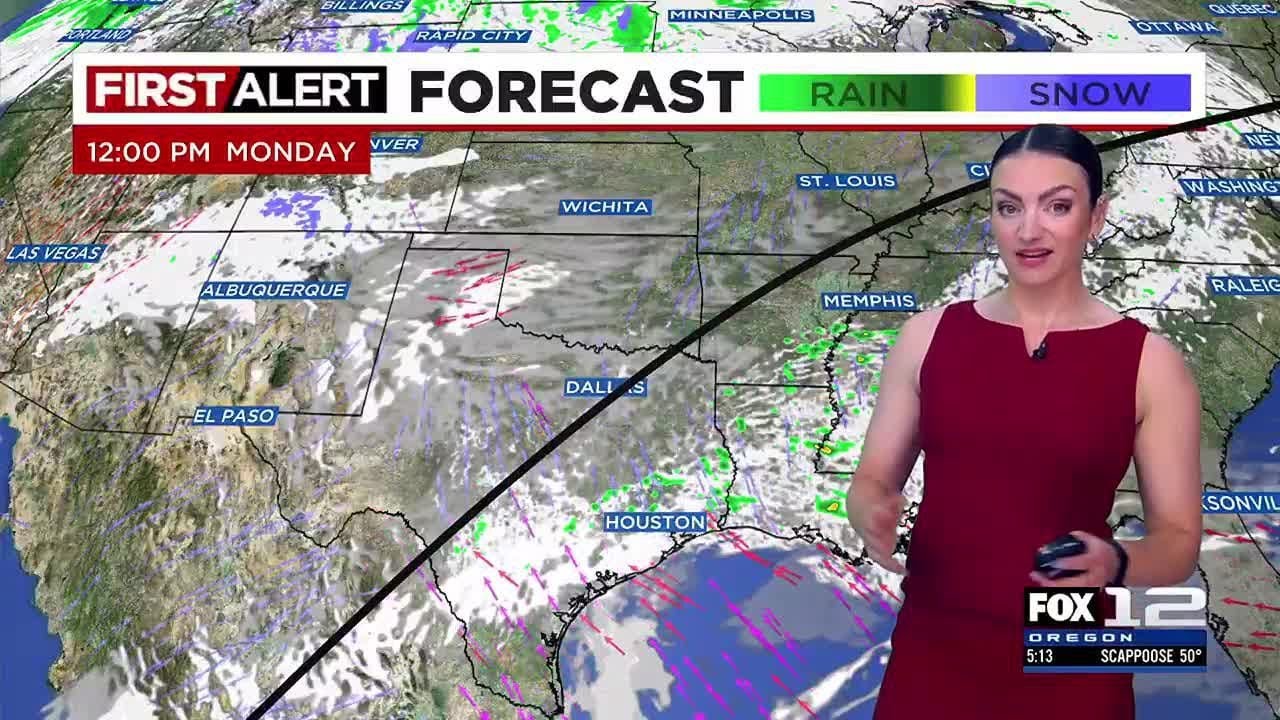 First Alert Sunday evening FOX 12 weather forecast (4/7) - YouTube