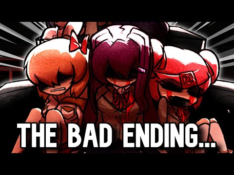 TRUE BAD ENDING! | Friday Night Funkin - Doki Doki Takeover Bad Ending ...