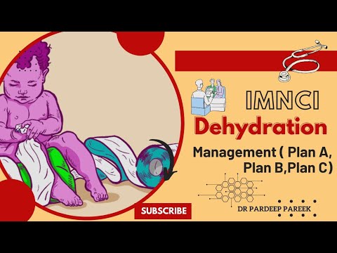 डायरिया का मैनेजमेंट / Dehydration management (Hindi) IMNCI plan a , b ...