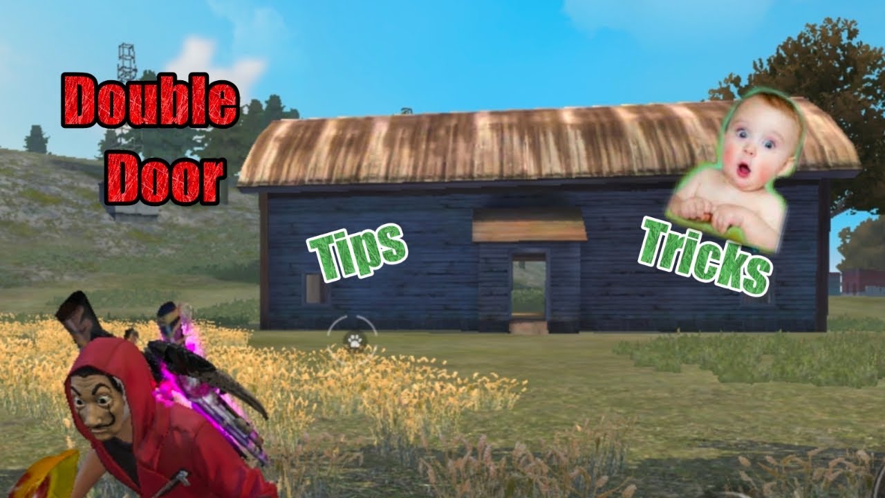 Free fire ||Double Door house tips& tricks - YouTube