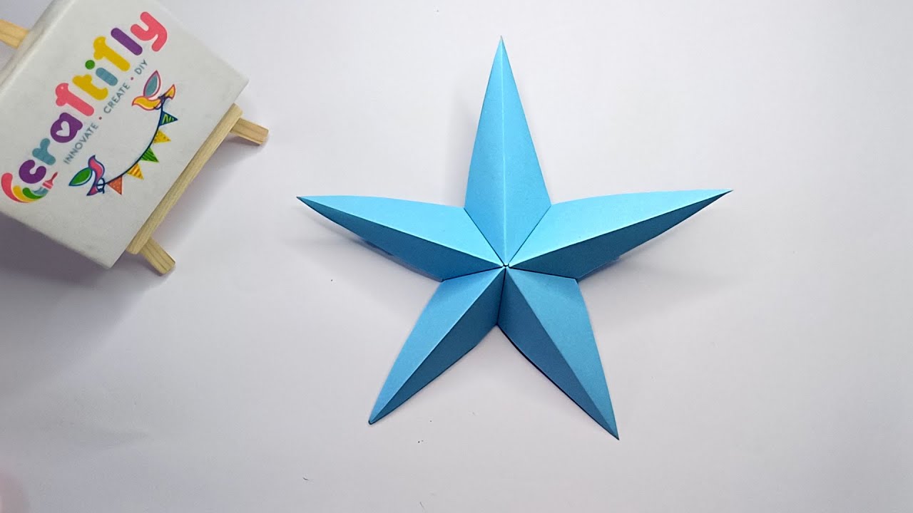 Origami Lucky Star | How to Fold a Lucky Star | Craftifly - YouTube