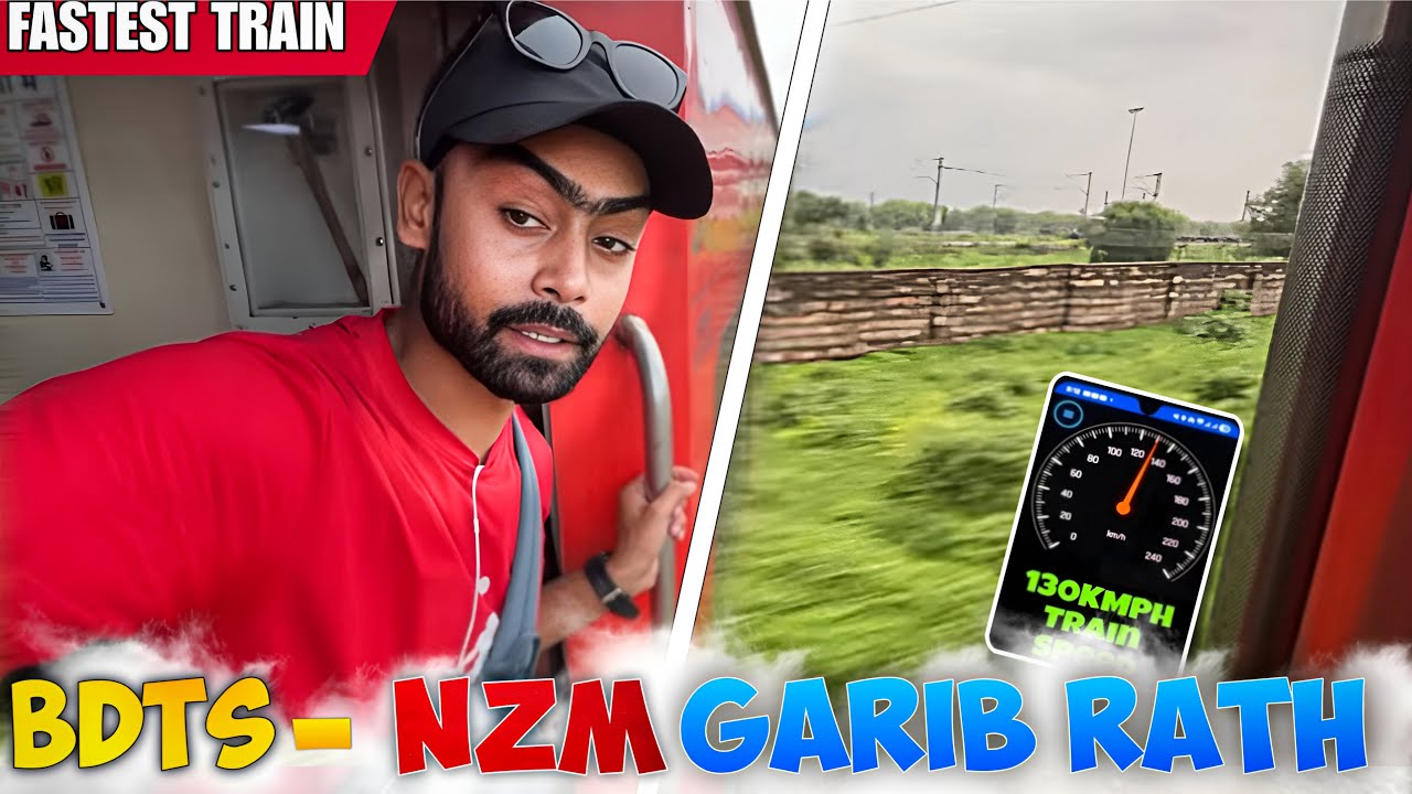 12909 Garib Rath Express Mumbai to Delhi | india’s Fastest Garib Rath ...