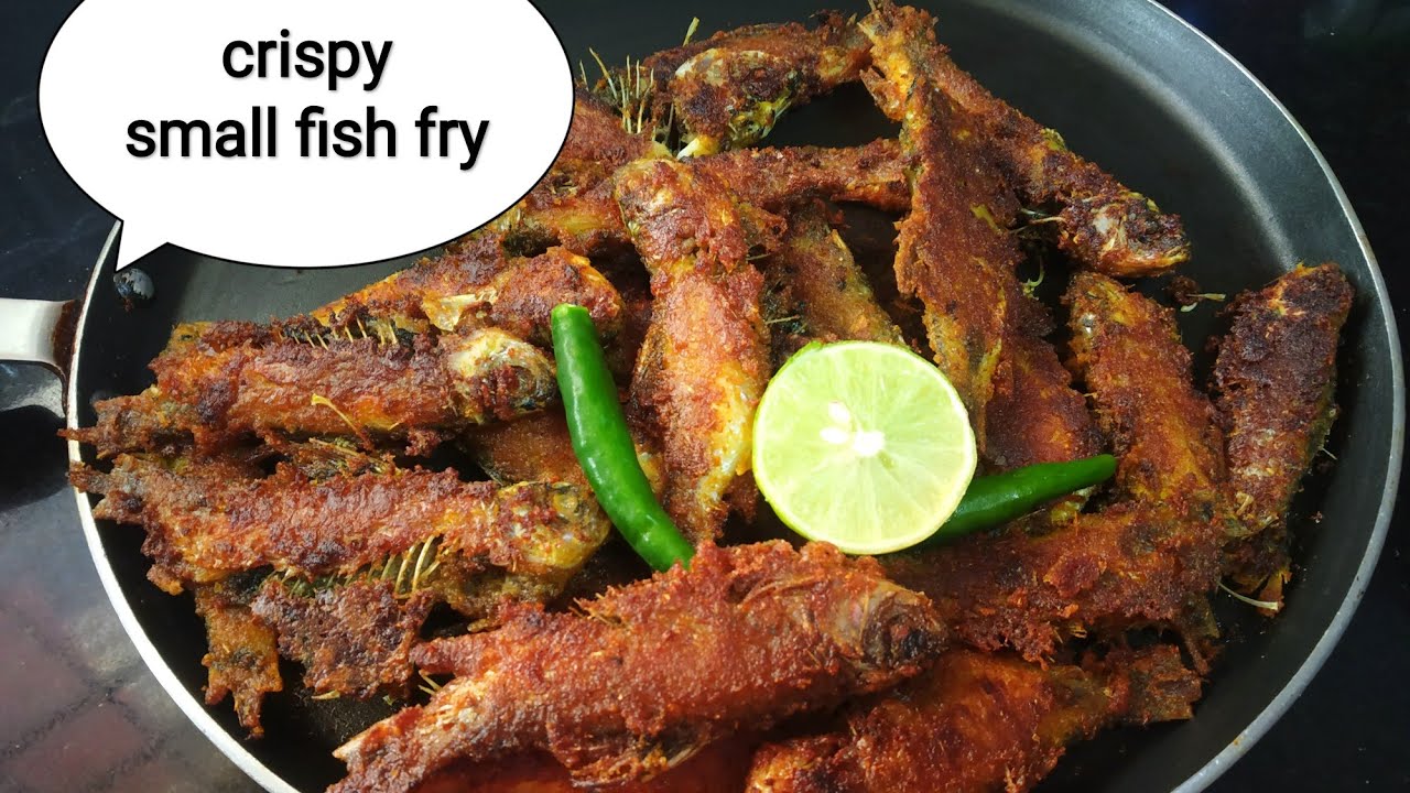 tasty crispy paral or giant danio fish tawa fry,Sana machha tawa bhaja ...