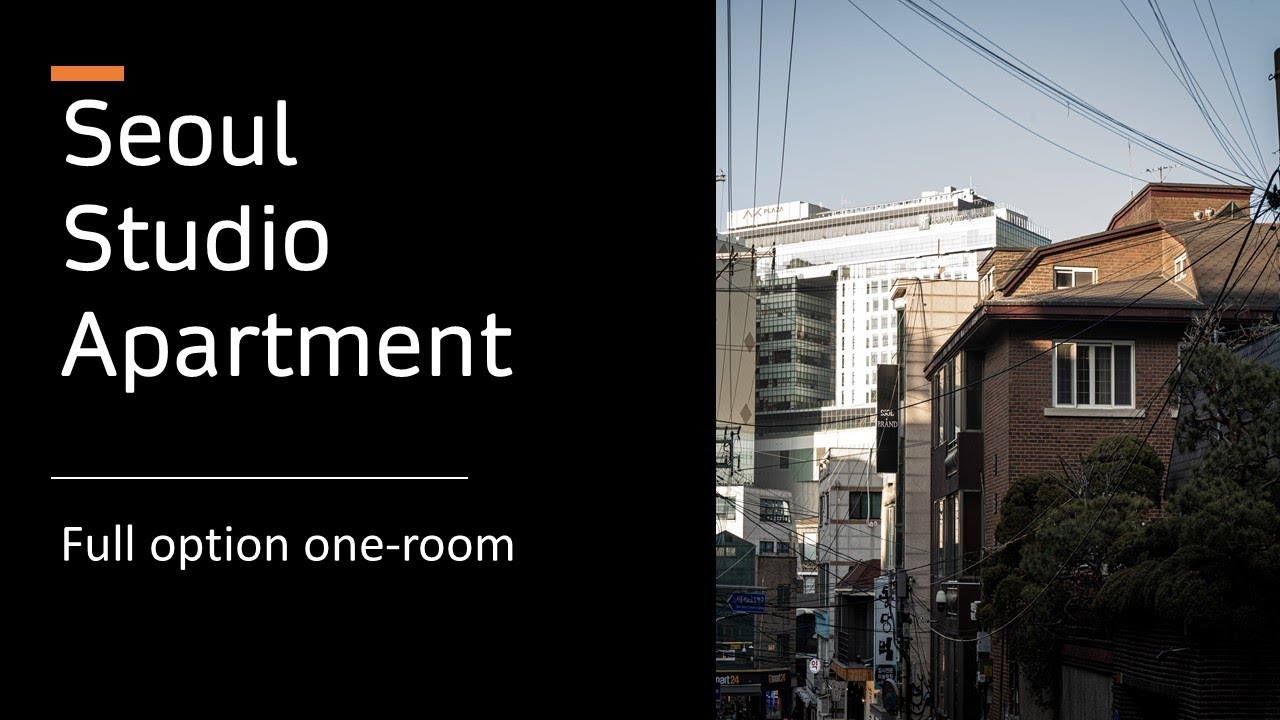 Seoul Studio Apartment | One-room | Korea - YouTube