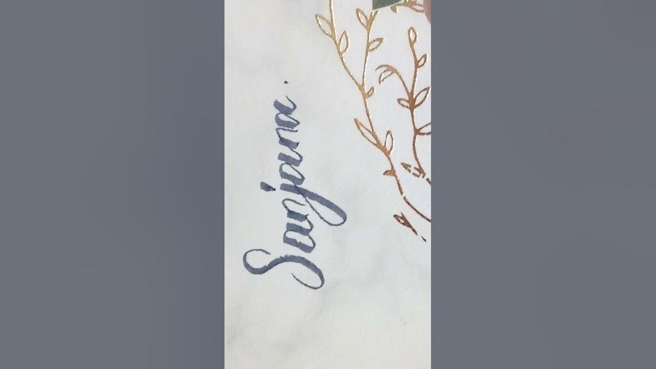 How To Write Name SANJANA In Calligraphy How To Do Cursive Writing how-to-write-name-sanjana-in-calligraphy-how-to-do-cursive-writing
