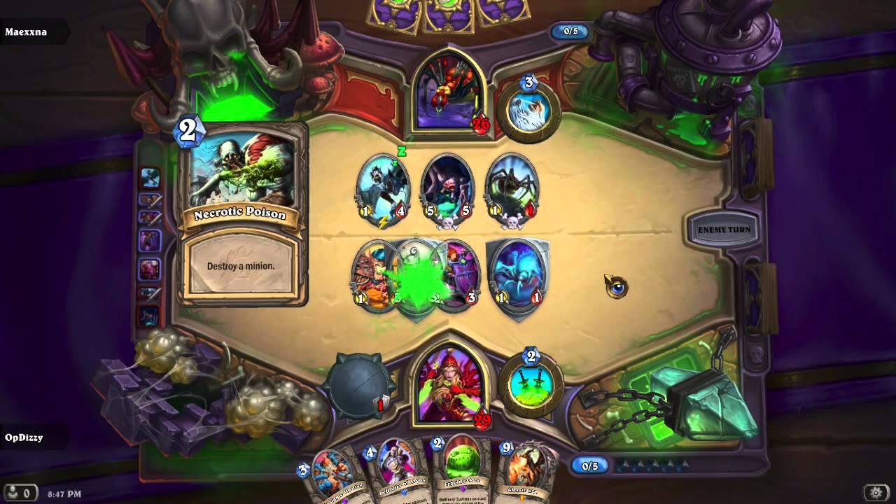 Hearthstone: Curse of Naxxramas - Rogue Class Challenge - Valeera vs ...