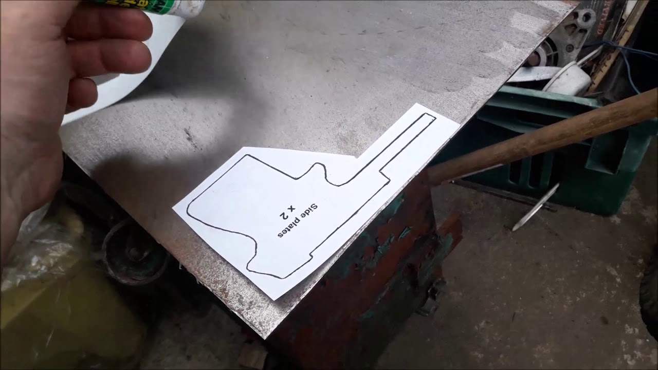 SHEET METAL HAND GUN-LOWER RECEIVER (FRAME) CUTOUT - YouTube